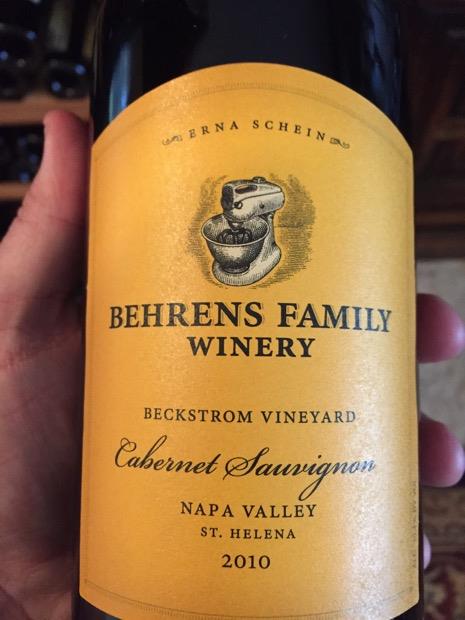 Behrens Family Winery - CellarTracker