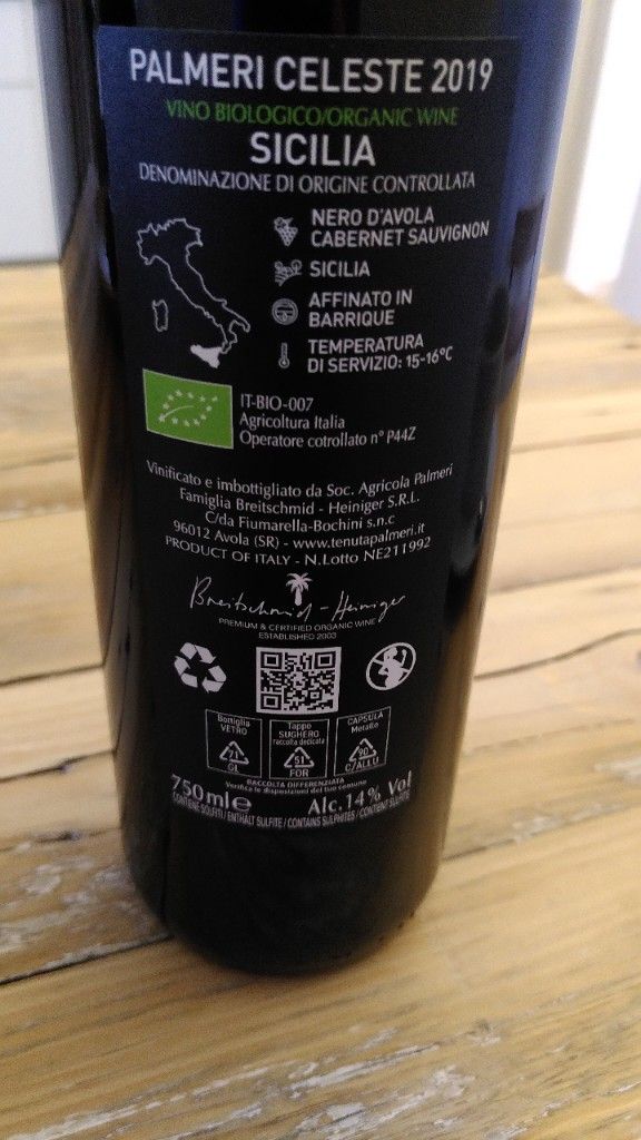 2019 Tenuta Palmeri Sicilia Céleste, Italy, Sicily, Sicilia - CellarTracker