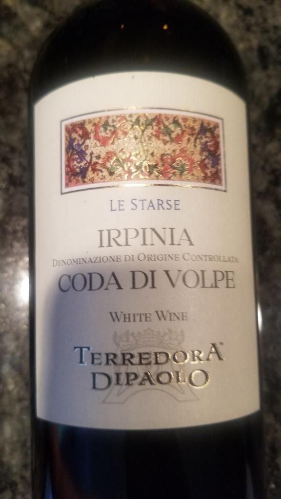 2020 Terredora di Paolo Coda di Volpe Irpinia Le Starse, Italy ...