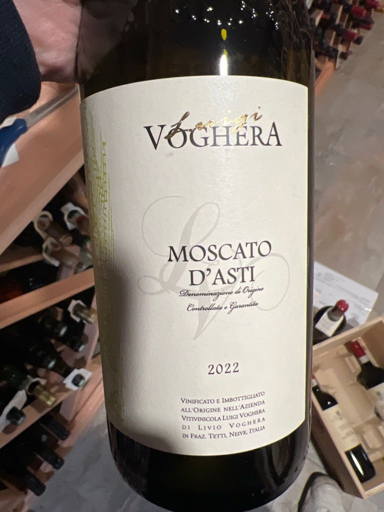 2022 Luigi Voghera Moscato d'Asti, Italy, Piedmont, Asti, Moscato d ...