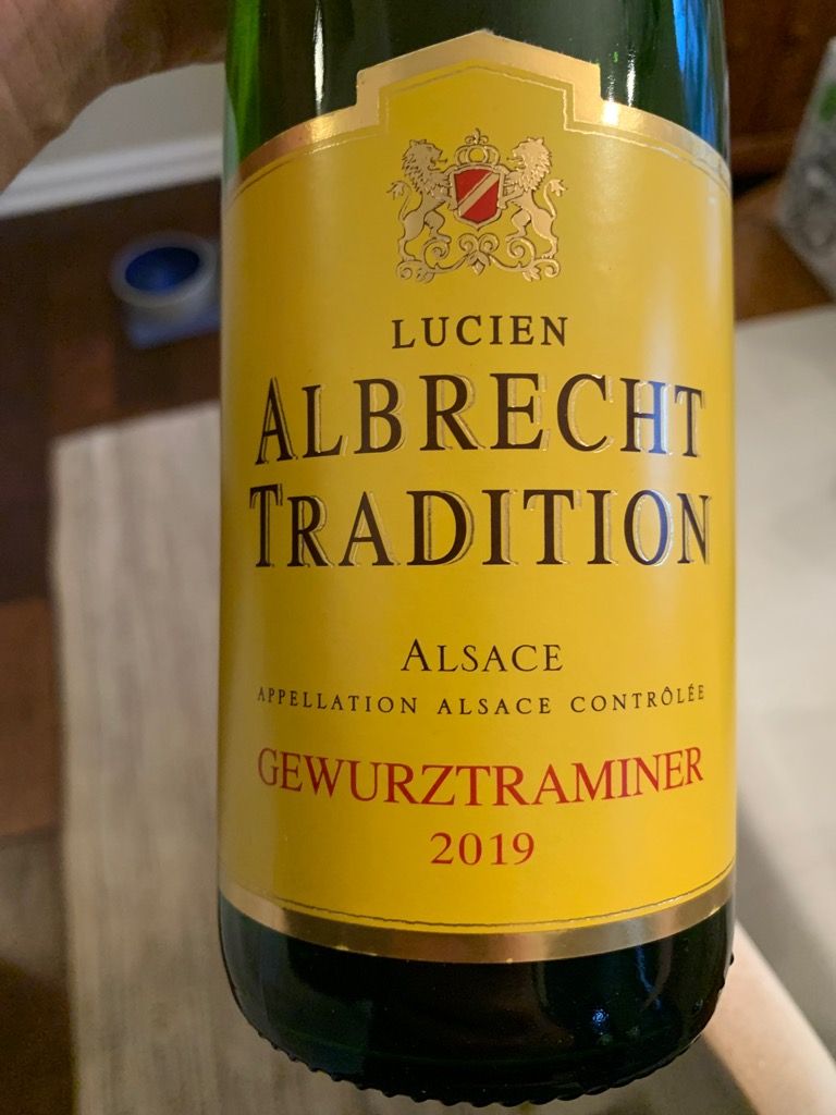 2019 Lucien Albrecht Gewurztraminer Tradition, France, Alsace ...