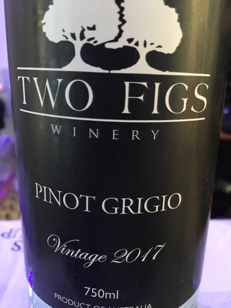 2016 Two Figs Winery Pinot Grigio, Australia, New South Wales, South ...