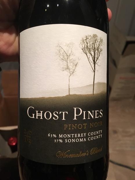 2013 Ghost Pines Pinot Noir, USA, California - CellarTracker