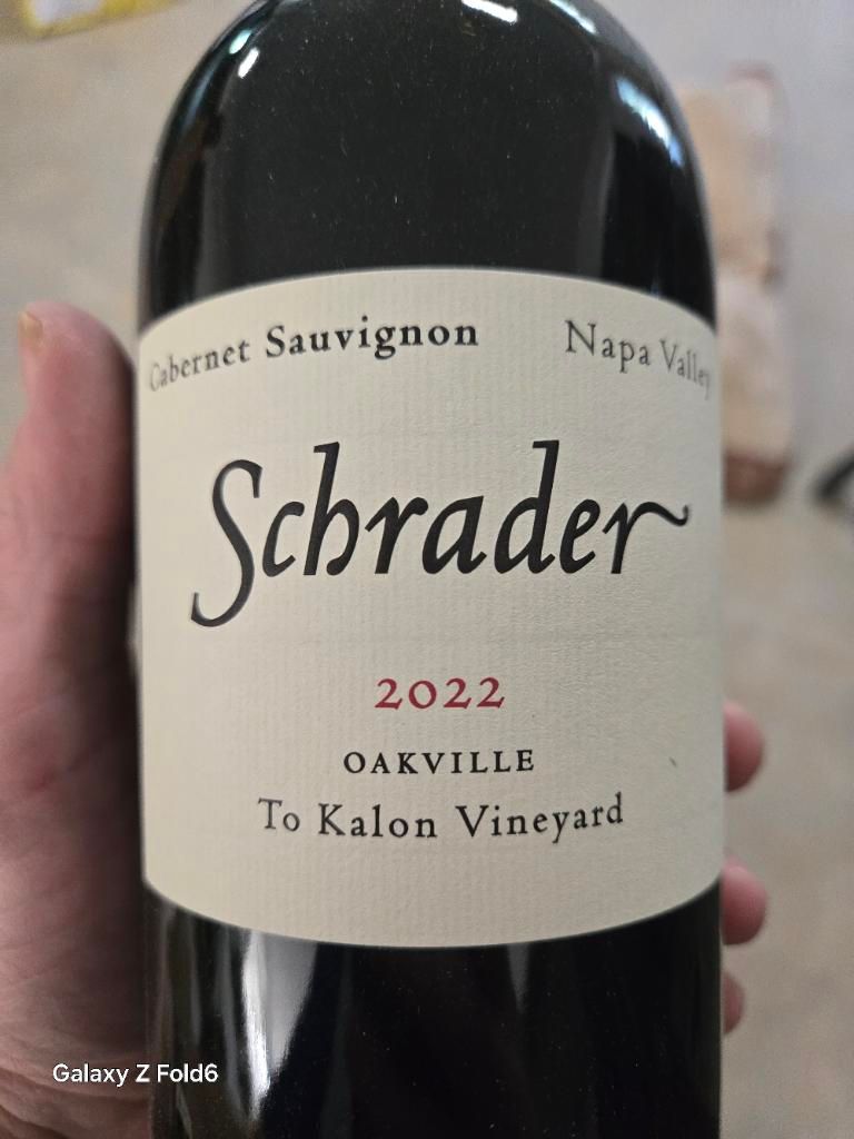 2022 Schrader Cellars Cabernet Sauvignon To-Kalon Vineyard, USA ...
