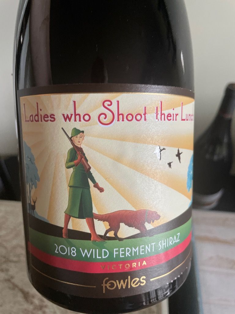 2019 Fowles Wine / Plunkett Fowles Shiraz Ladies Who Shoot Their Lunch ...