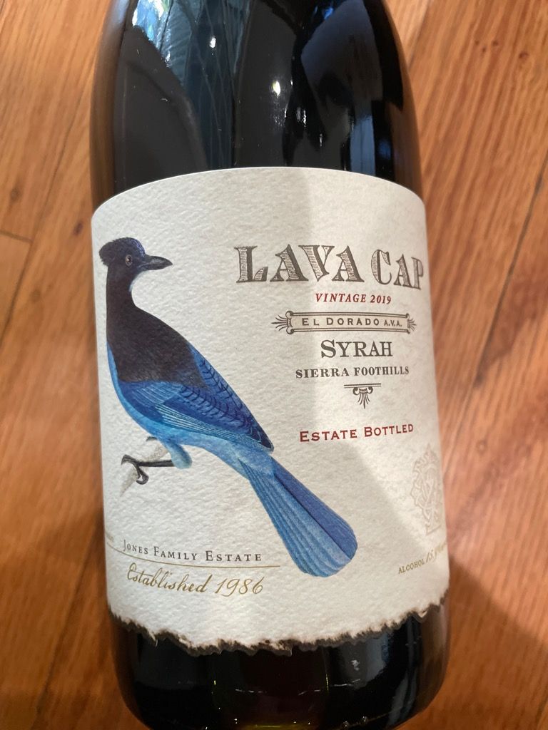2020 Lava Cap Syrah Estate Bottled, USA, California, Sierra Foothills ...
