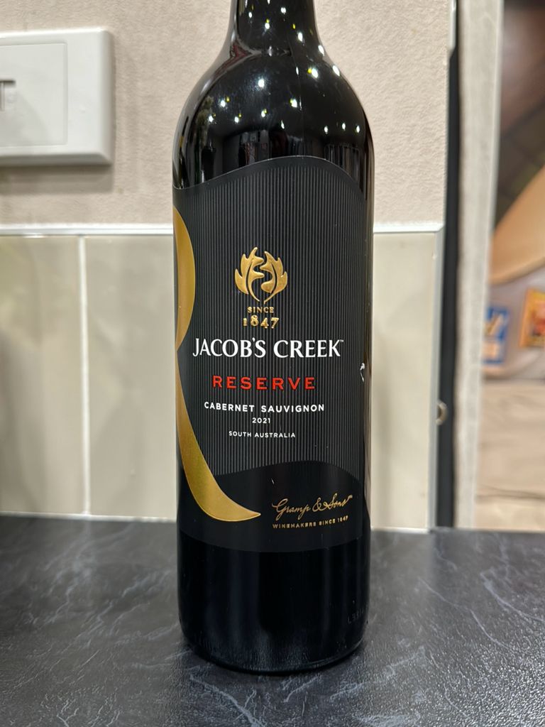2021 Jacob's Creek Cabernet Sauvignon Reserve South Australia, Australia, South Australia ...