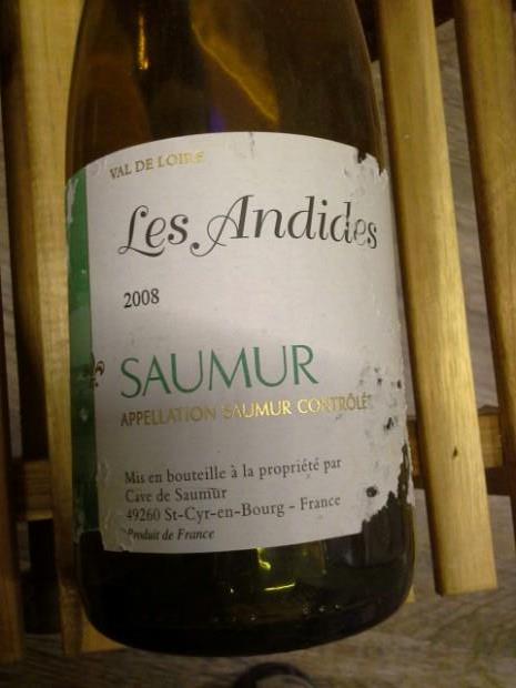 2008 Alliance Loire Saumur Les Andides, France, Loire Valley, Anjou ...