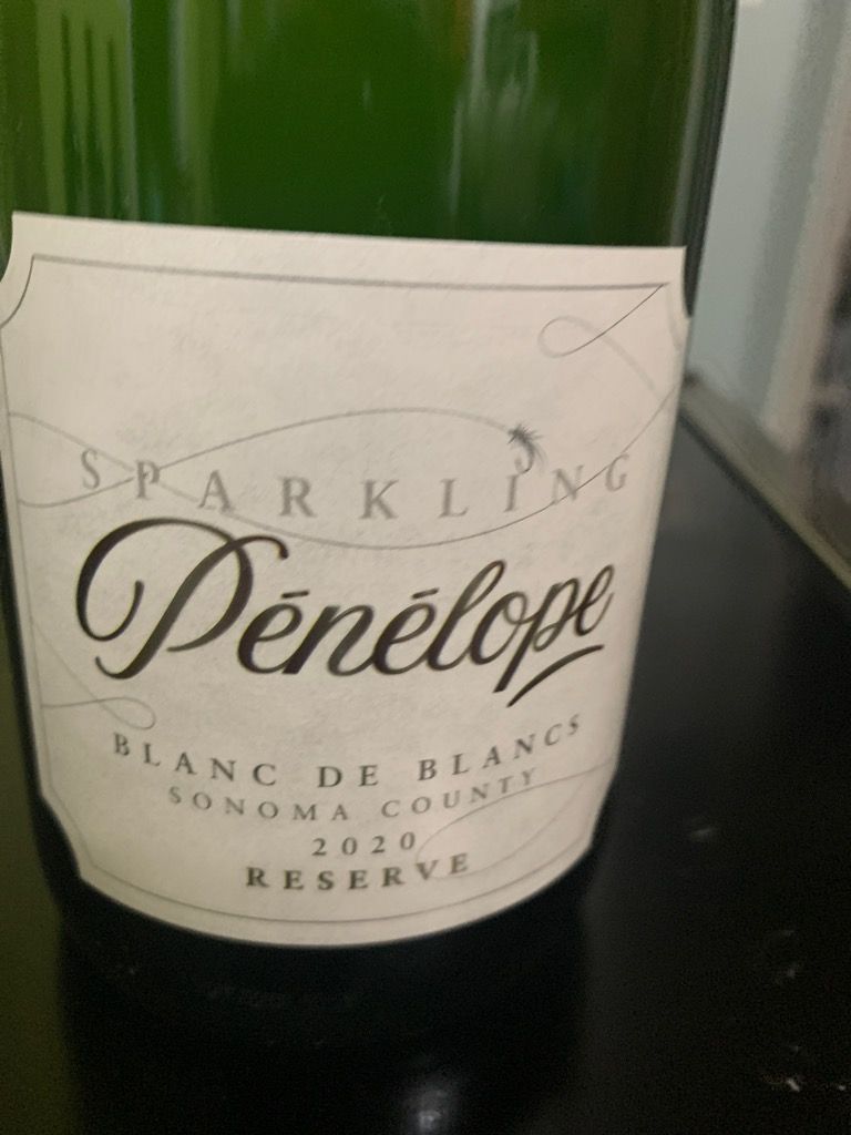 2020 Sparkling Penelope Reserve Blanc de Blancs, USA, California, Sonoma County - CellarTracker
