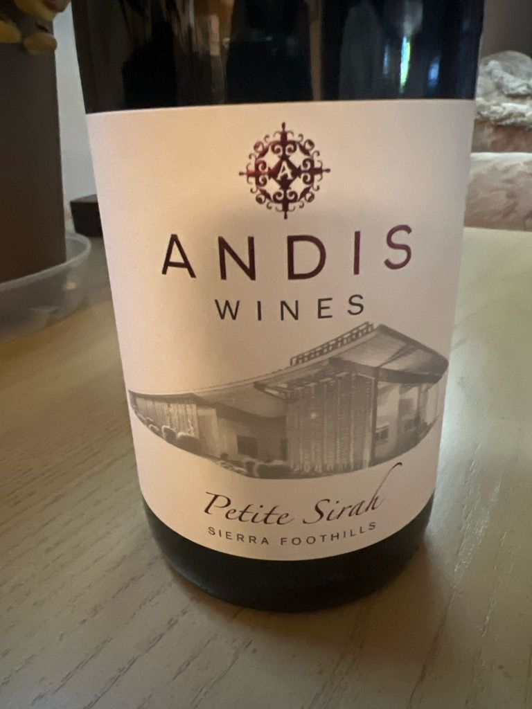 2018 Andis Wines Petite Sirah, USA, California, Sierra Foothills ...