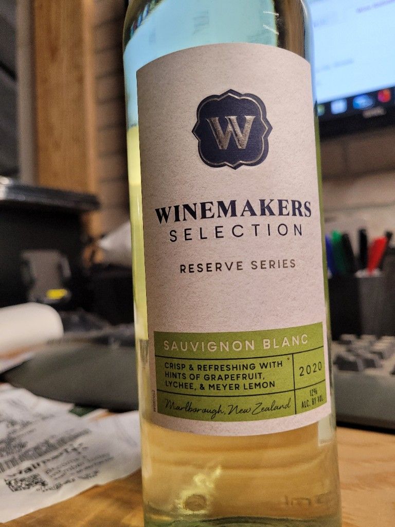 2020 International Wine Merchants Sauvignon Blanc Winemakers Selection Reserve Series, New ...