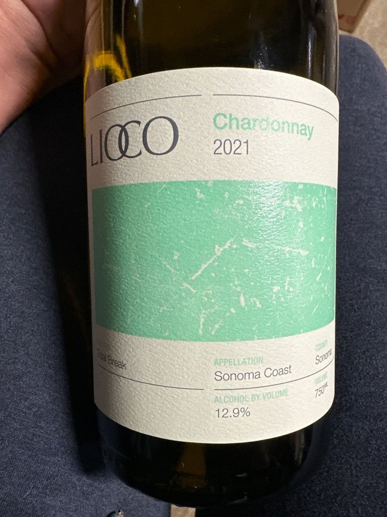 2022 Lioco Chardonnay Tidal Break, USA, California, Sonoma County ...