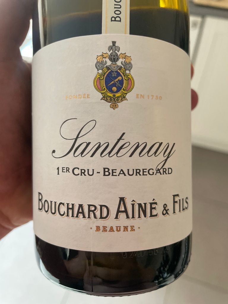 2018 Bouchard Aîné & Fils Santenay 1er Cru Beauregard Blanc, France ...