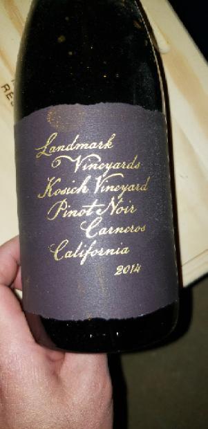 2017 Landmark Pinot Noir Kosich Vineyard, USA, California, Napa ...