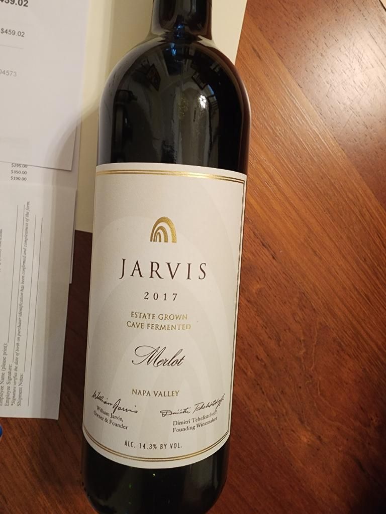 2017 Jarvis (California) Winery Merlot Reserve, USA, California, Napa ...