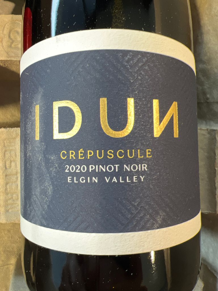 2020 Idun Pinot Noir Crepuscule, South Africa, Cape South Coast, Elgin ...