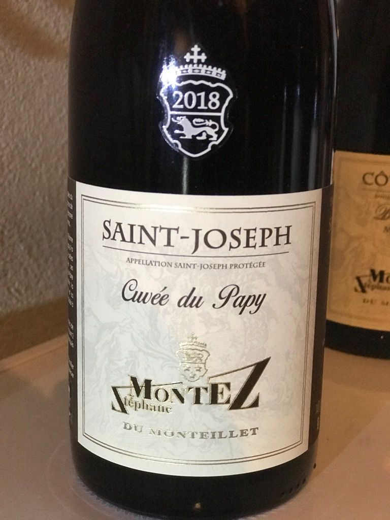 2018 Stéphane Montez / Domaine de Monteillet St. Joseph Cuvée du Papy ...