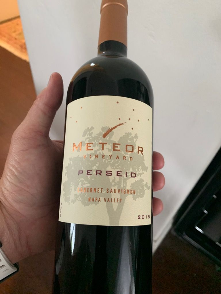 2015 Meteor Vineyard Cabernet Sauvignon Perseid, USA, California, Napa ...