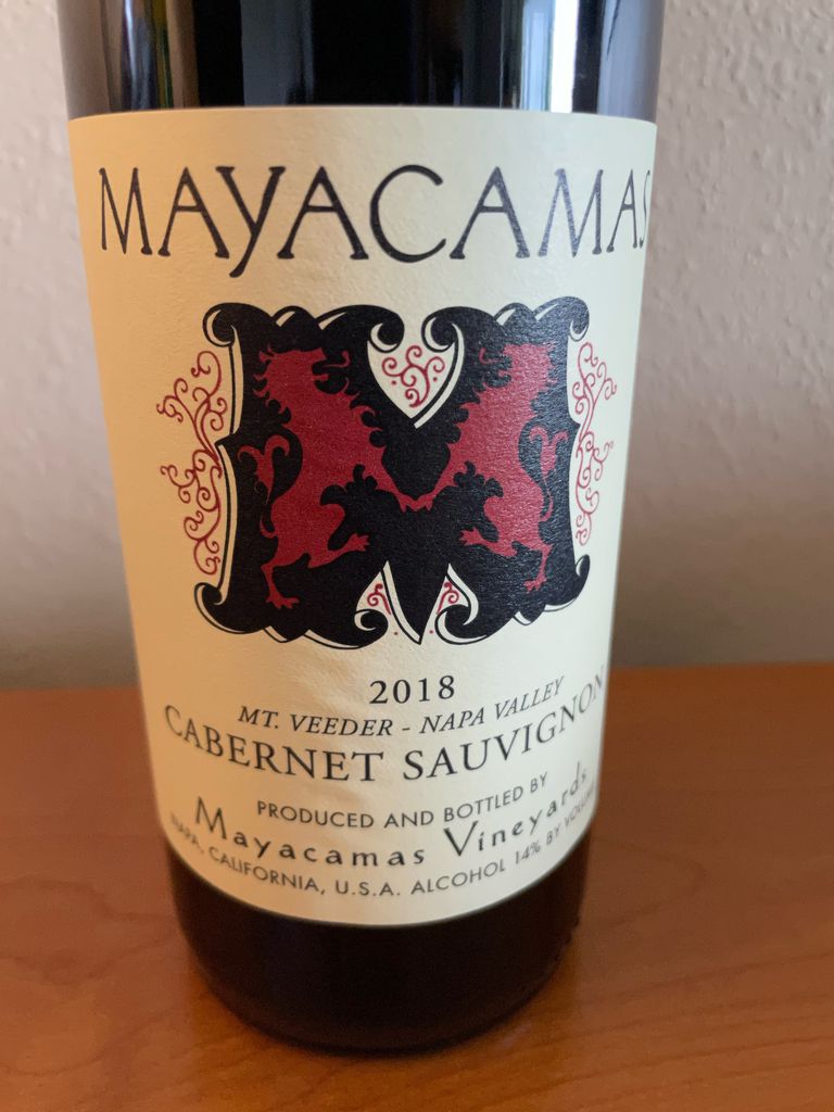 2019 Mayacamas Vineyards Cabernet Sauvignon, USA, California, Napa ...