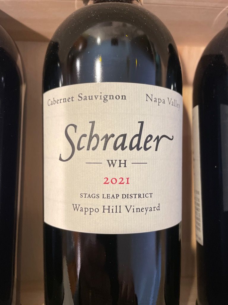 2021 Schrader Cellars Cabernet Sauvignon Wappo Hill, USA, California ...
