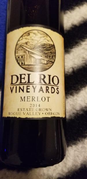 2018 Del Rio Vineyards Merlot, USA, Oregon, Southern Oregon, Rogue ...