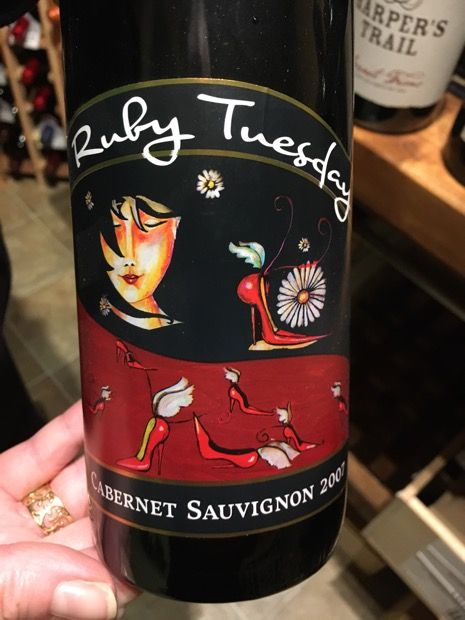 2007 Ruby Blues (Ruby Tuesday) Winery Merlot/Cabernet Sauvignon, Canada ...