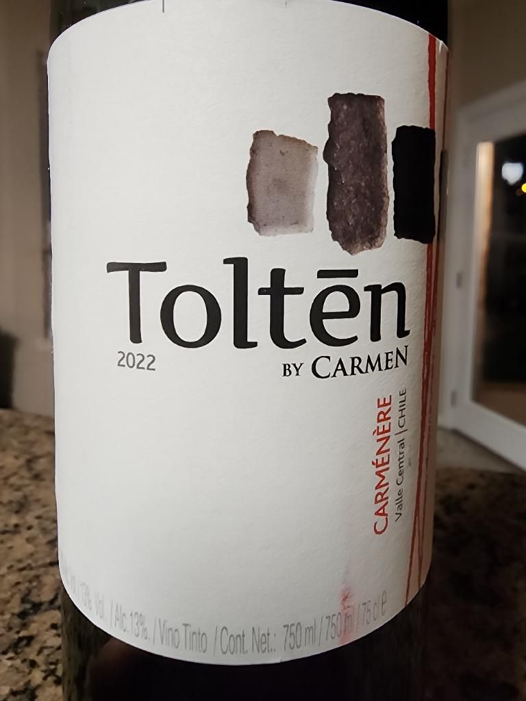 2022 Carmen Carménère Tolten, Chile, Central Valley - CellarTracker