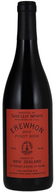 2013 Erewhon Pinot Noir, New Zealand - CellarTracker
