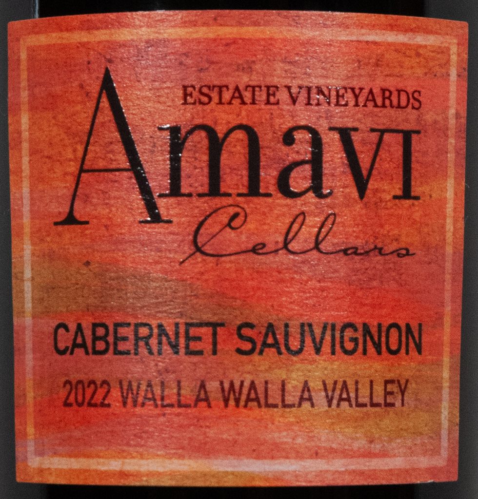 2022 Amavi Cellars Cabernet Sauvignon, USA, Washington, Columbia Valley ...