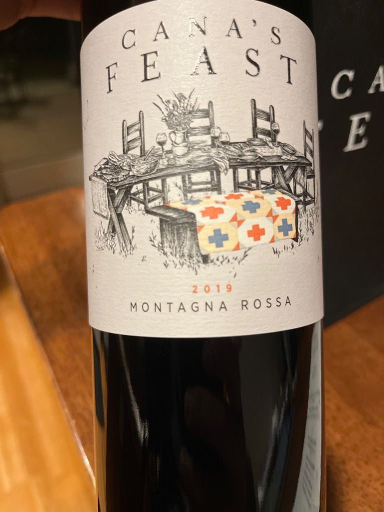 2019 Cana's Feast Winery Montagna Rossa, USA, Washington, Columbia ...