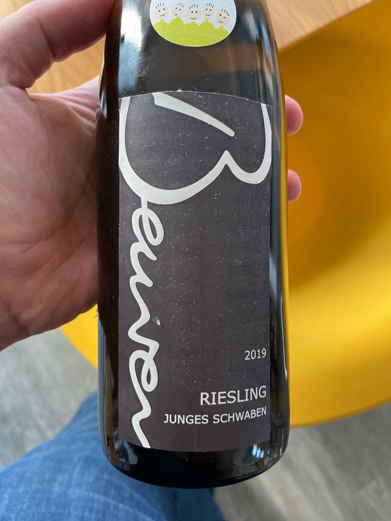 2021 Weingut Beurer Riesling Junges Schwaben QbA, Germany, Württemberg ...