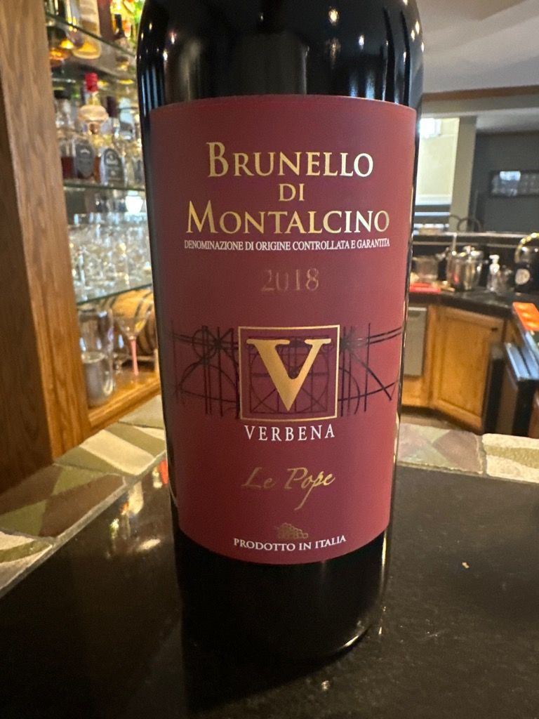 2019 Verbena Brunello di Montalcino Le Pope, Italy, Tuscany, Montalcino ...