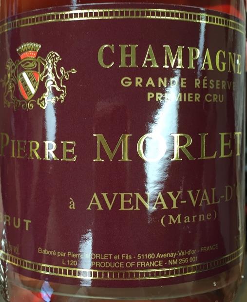 NV Pierre Morlet Champagne Grand Réserve Brut Rosé, France, Champagne ...