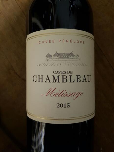 2019 Domaine de Chambleau Métissage Cuvee Pénélope Neuchâtel ...