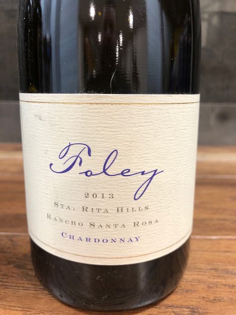 2013 Foley Estates Chardonnay Barrel Select Rancho Santa Rosa, USA ...
