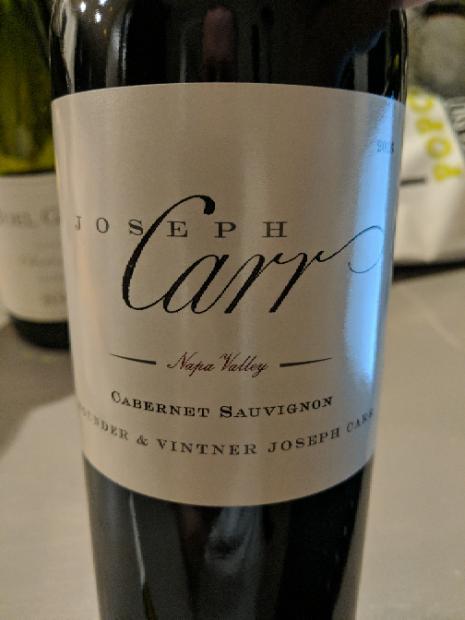 2016 Joseph Carr Cabernet Sauvignon, USA, California, Napa Valley ...
