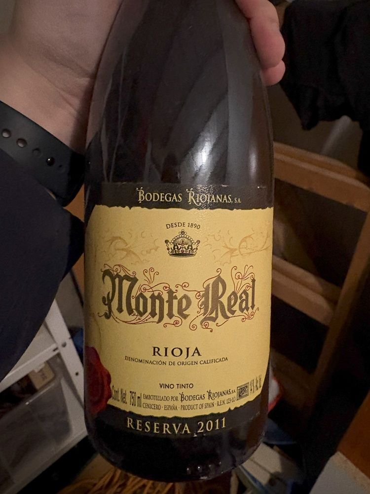 2008 Bodegas Riojanas Rioja Monte Real Reserva, Spain, La Rioja, Rioja ...