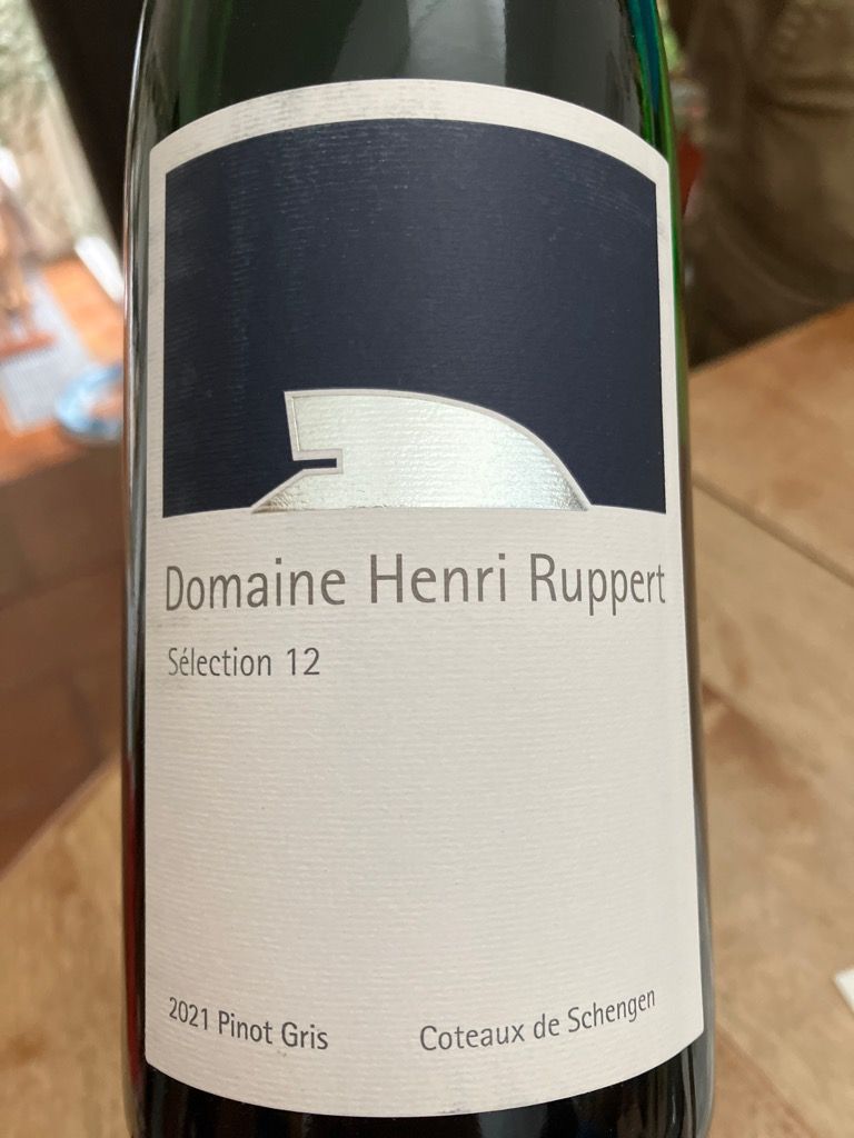 2023 Henri Ruppert Pinot Gris La Sélection 12, Luxembourg, Moselle ...