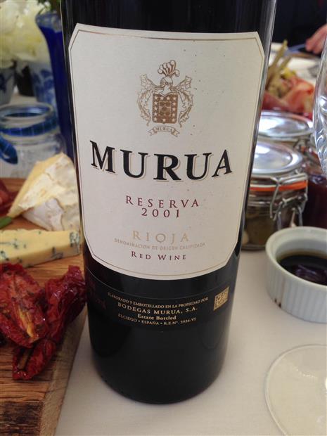 2001 Bodegas Murua Rioja Reserva, Spain, La Rioja, Rioja - CellarTracker