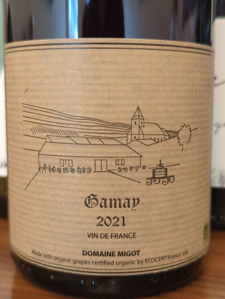 2021 Domaine Migot Gamay Côtes de Toul, France, Lorraine, Côtes de Toul ...