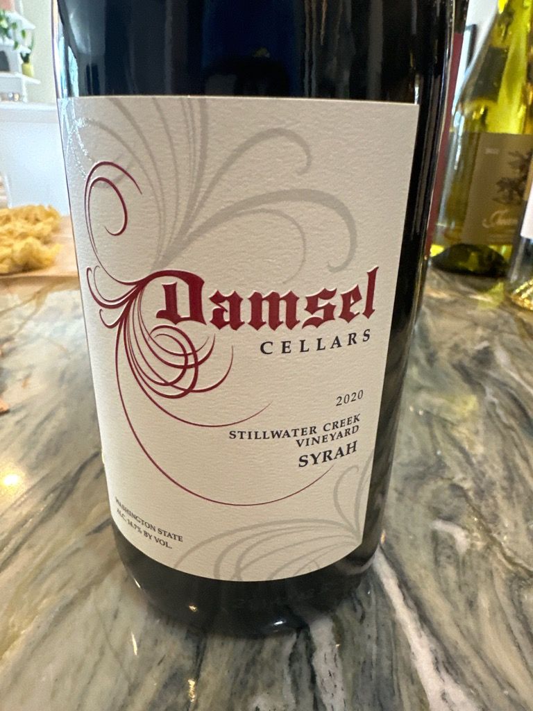 2023 Damsel Cellars Syrah Stillwater Creek Vineyard, USA, Washington ...
