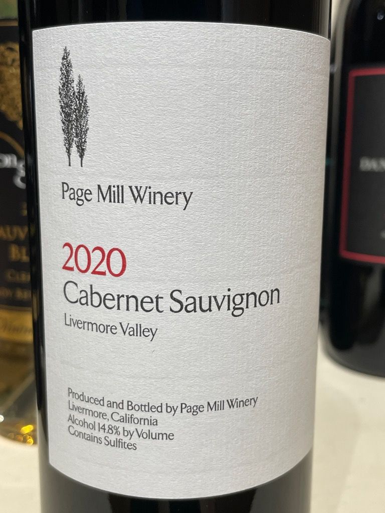 2020 Page Mill Winery Cabernet Sauvignon, USA, California, San ...