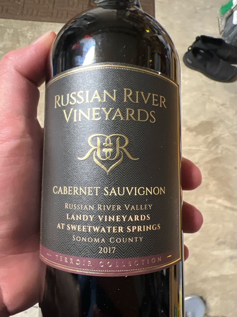 2017 Russian River Vineyards Cabernet Sauvignon Landy Vineyard, USA ...
