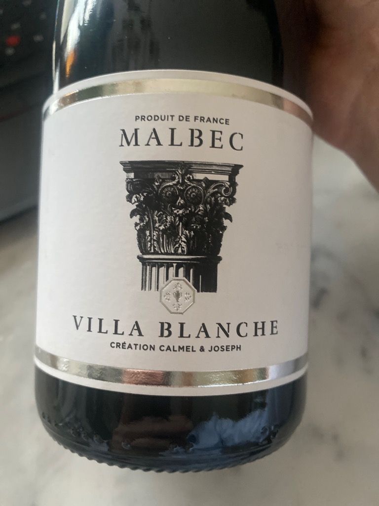 2020 Calmel & Joseph Malbec Villa Blanche, France, Languedoc Roussillon ...