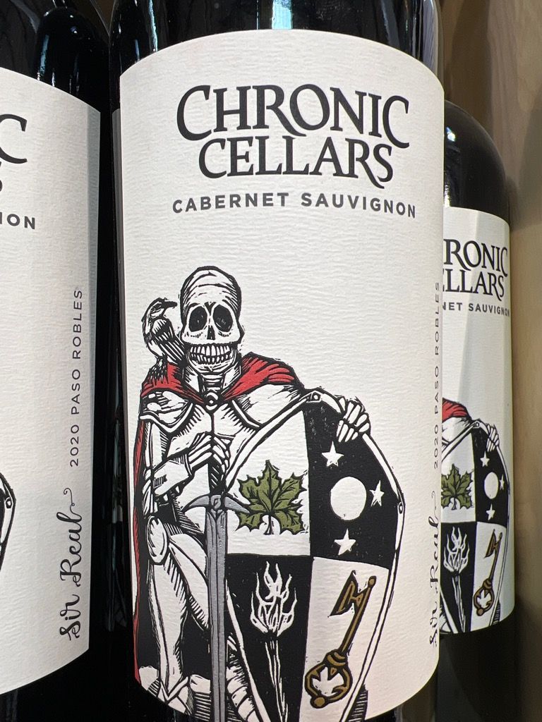 2020 Chronic Cellars Cabernet Sauvignon Sir Real, USA, California ...