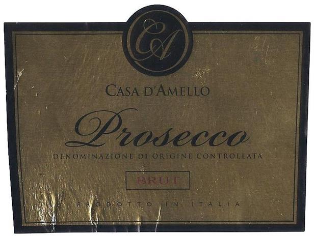 NV Castel Boglione Prosecco Casa d'Amello, Italy, Veneto / Friuli ...