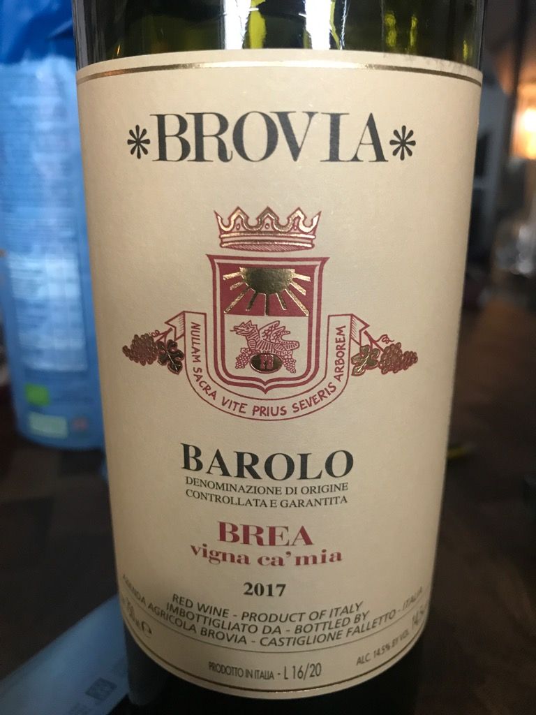 2018 Fratelli Brovia Barolo Brea Vigna Ca'mia, Italy, Piedmont, Langhe ...