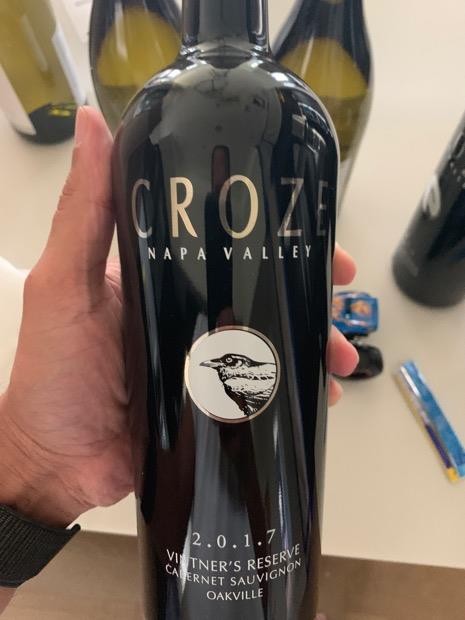 2017 Croze Cabernet Sauvignon Vintner's Reserve, USA, California, Napa ...