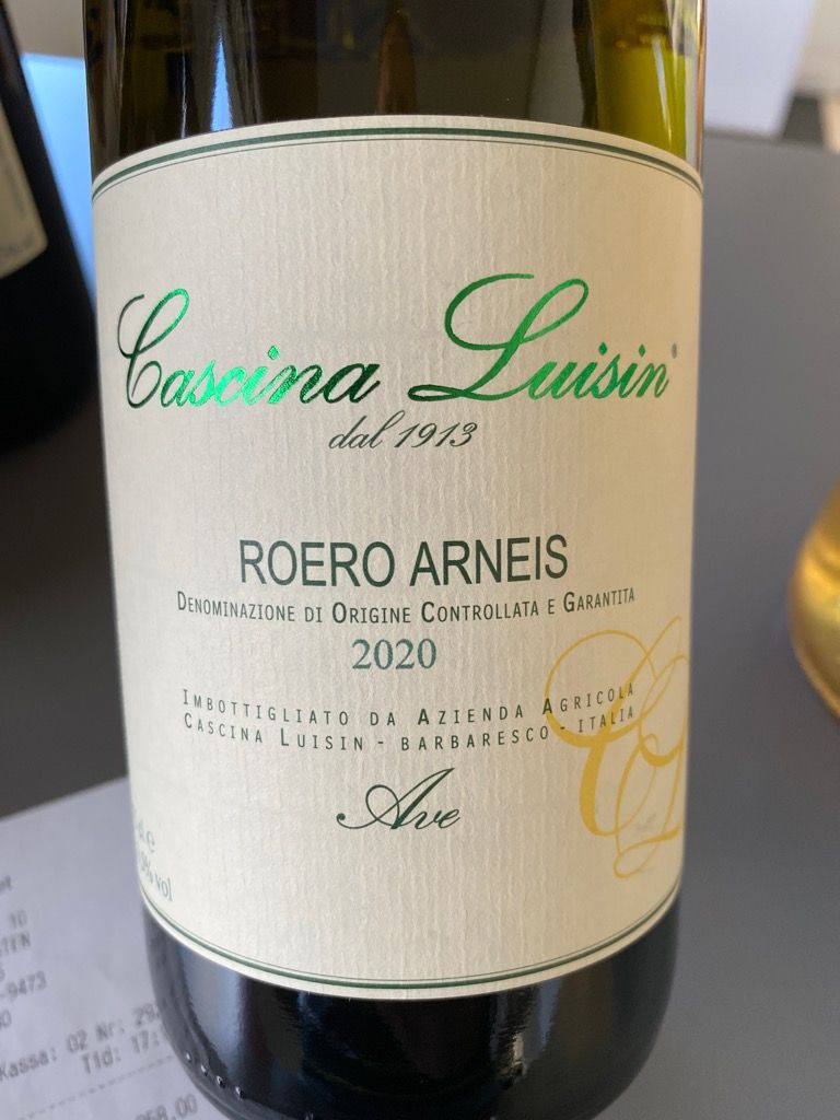 2021 Cascina Luisin Roero Arneis Ave, Italy, Piedmont, Alba, Roero ...