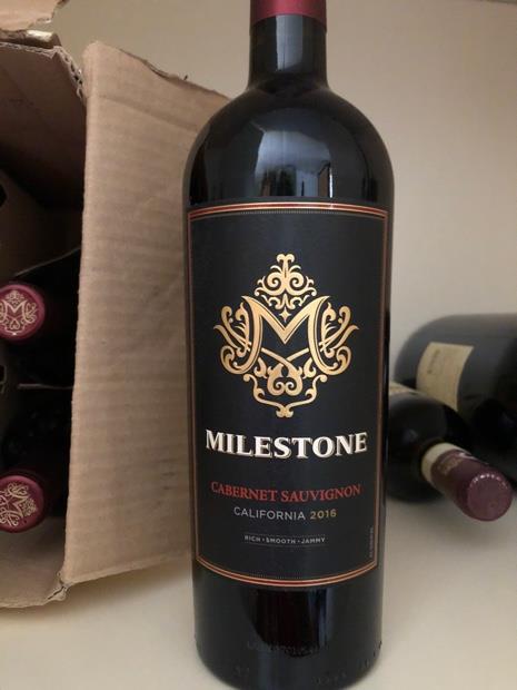 2016 Milestone Cabernet Sauvignon, USA, California - CellarTracker